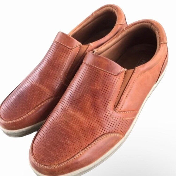 Propet | Shoes | Propet Logan Perforated Extra Wide Leather Slip On ...